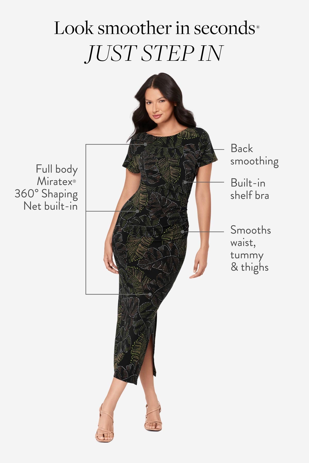 Body by Miraclesuit Sami Shaping Dress in Stellar Palma